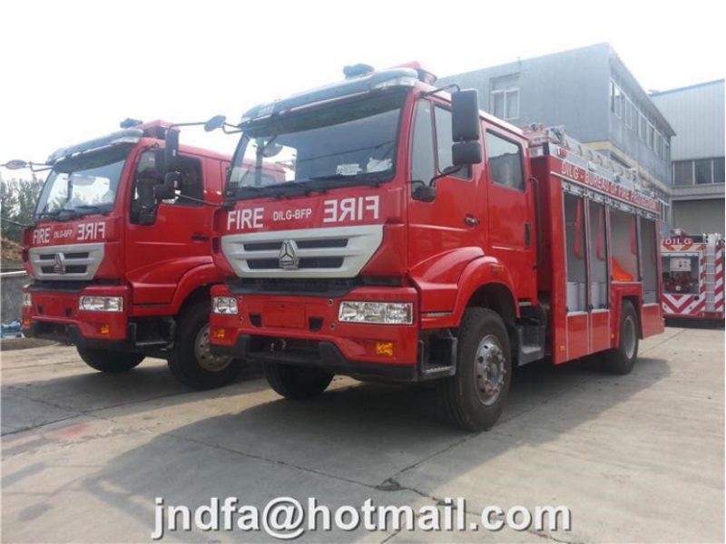 469 sets fire trucks export to Philippine - JDFtruck
