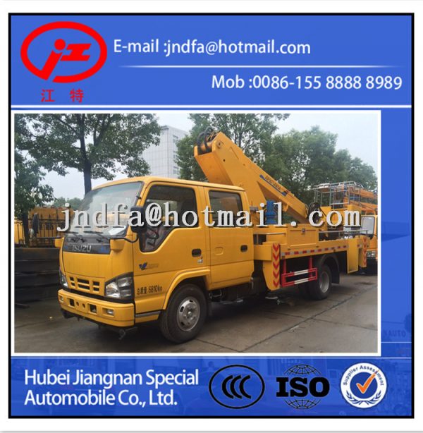 ISUZU Telescopic Boom Overhead Working Truck.