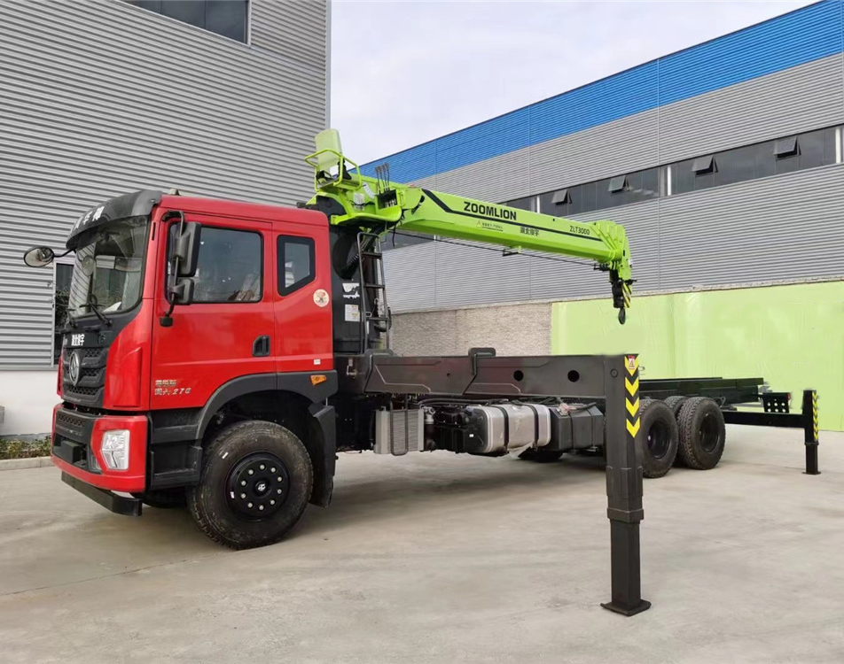 Dongfeng 6x4 left hand drive bending arm crane truck - JDFtruck